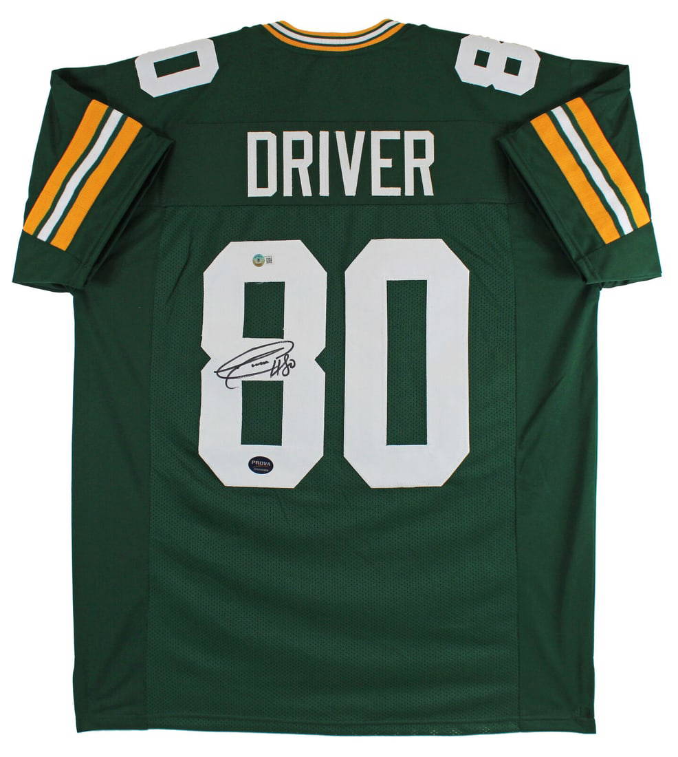 Donald Driver Signed Green Pro Style Jersey Autographed Bas Witnessed ...