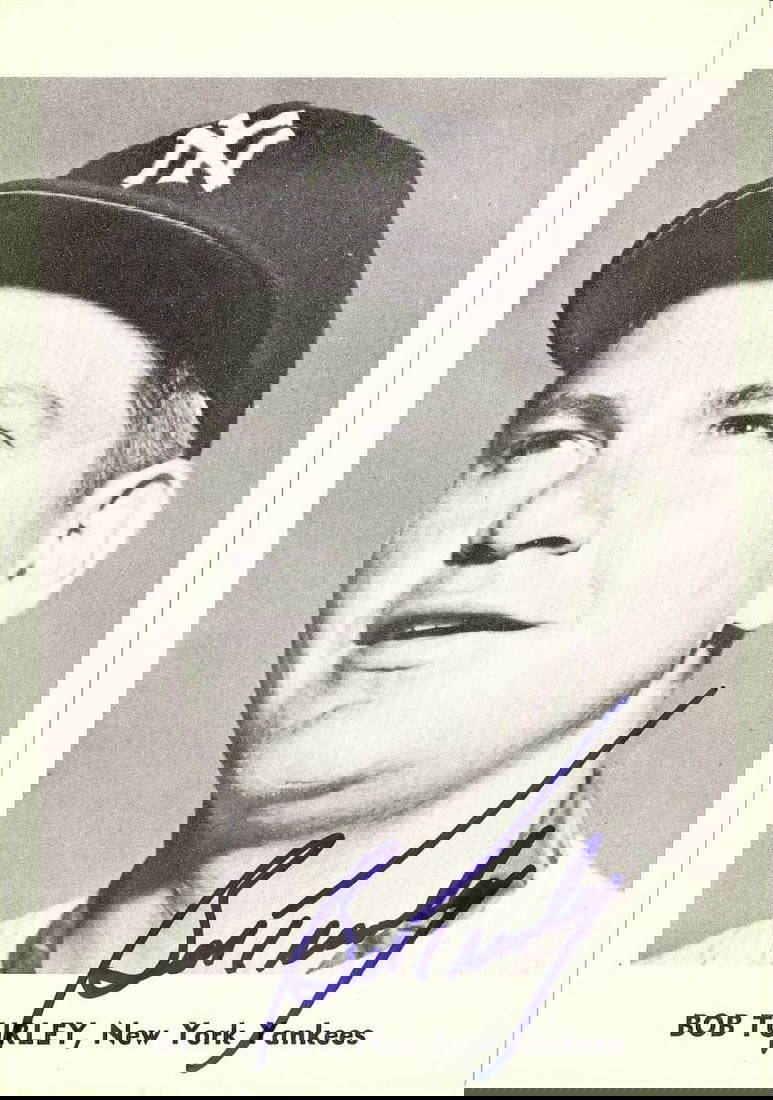 Bob Turley Signed Autographed 5x7 Photo Jay Publishing New York Yankees ...