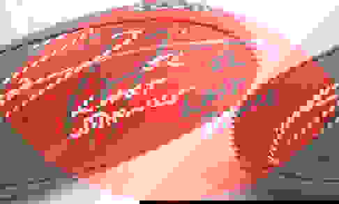 Ray Lewis Autographed Nfl Sb Duke Football W/last Dance-beckett W ...