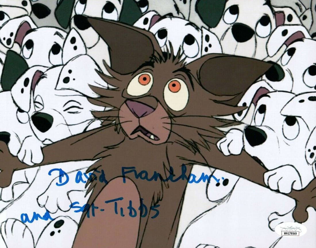 David Frankham Signed Autographed 8x10 Photo 101 Dalmatians Sgt. Tibbs ...