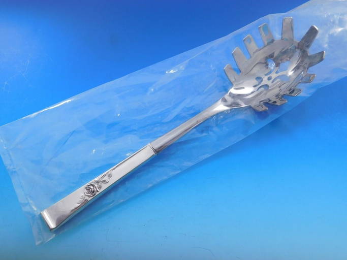 Classic Rose By Reed And Barton Sterling Silver Pasta Server Custom Made