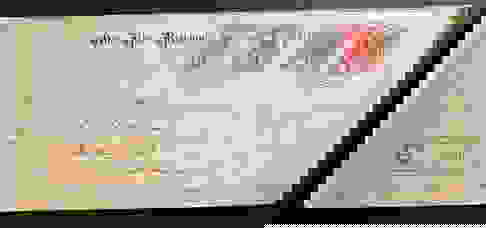 1913 Ocean Island Gilbert & Ellice Registered Ohms Cover To London ...