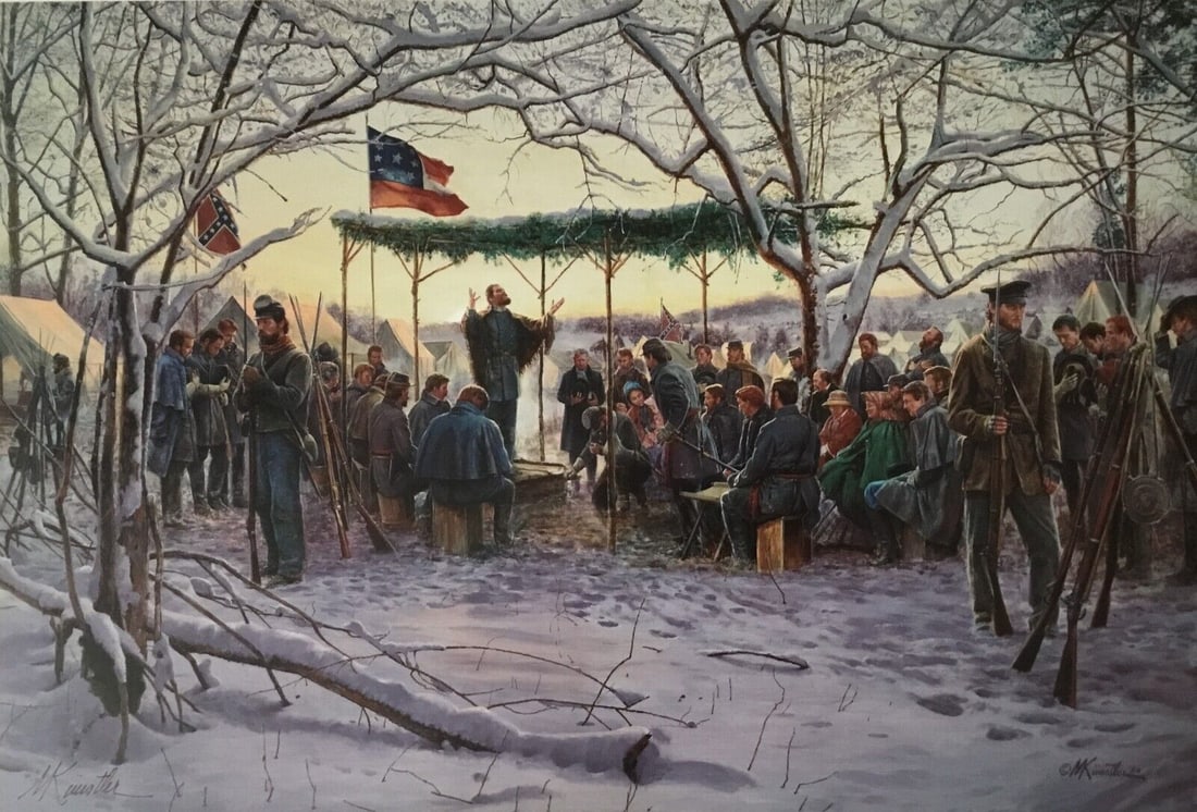 Mort Kunstler Sunrise Service Signed L/ed Print Auction