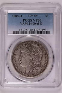 1893-s Morgan Silver Dollar Pcgs Vf30 Auction
