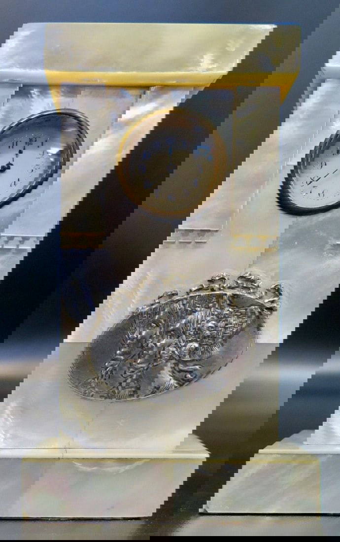 Vintage Early 20th Century Mother Of Pearl Curio Cabinet Clock Auction