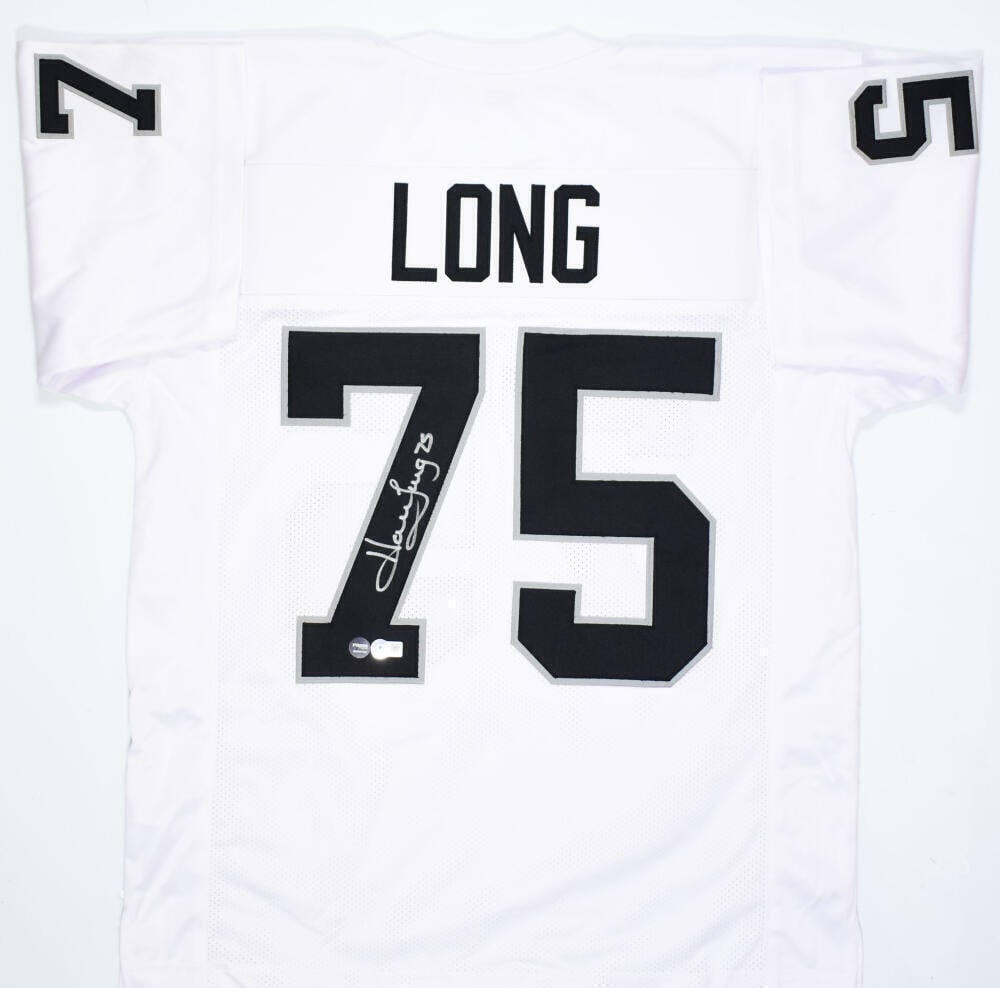 Howie Long Autographed White Pro Style Jersey- Beckett W Hologram ...
