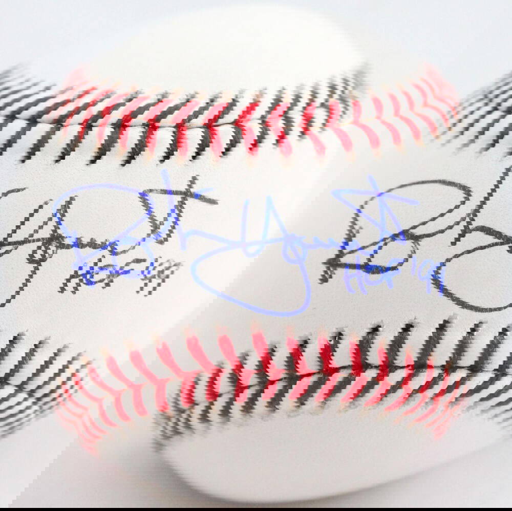 Robin Yount Autographed Rawlings Oml Baseball W/ Hof 99-beckett W ...