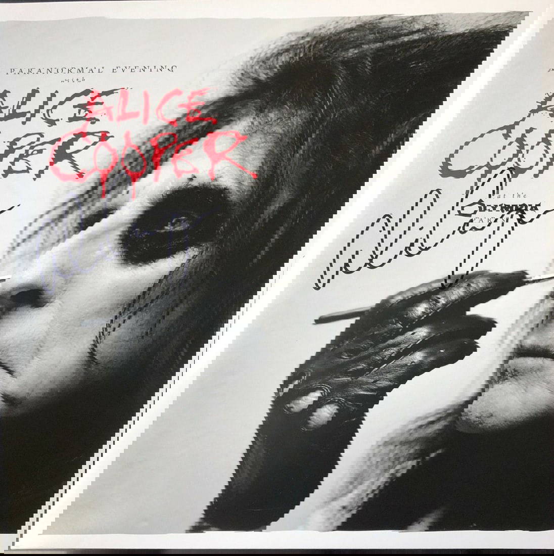 Alice Cooper "a Paranormal Evening" Olympia Paris 180gm Signed Album ...