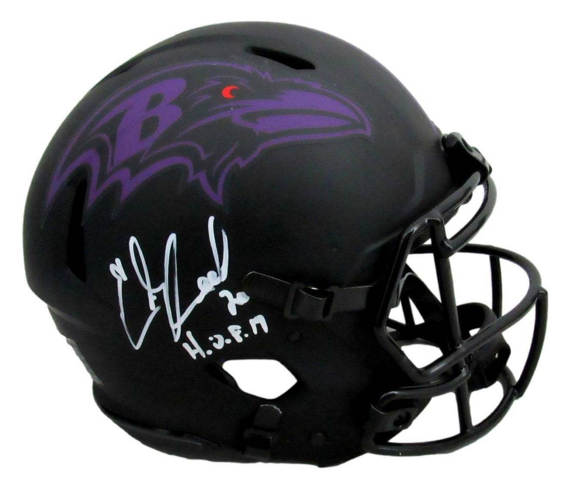 Ed Reed Signed Ravens Eclipse Full Size Football Helmet Beckett 163131 ...