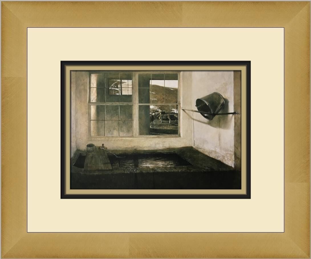 Andrew Wyeth Spring Fed Custom Framed Print Auction