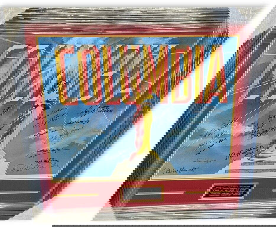 Columbia Stars Signed Autographed Framed Photo Gene Autry Pat Buttram ...