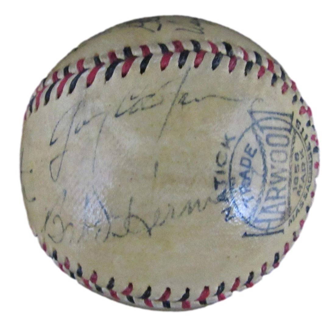 Babe Ruth/gary Cooper "pride Of The Yankees" Signed Baseball 1942 Psa ...