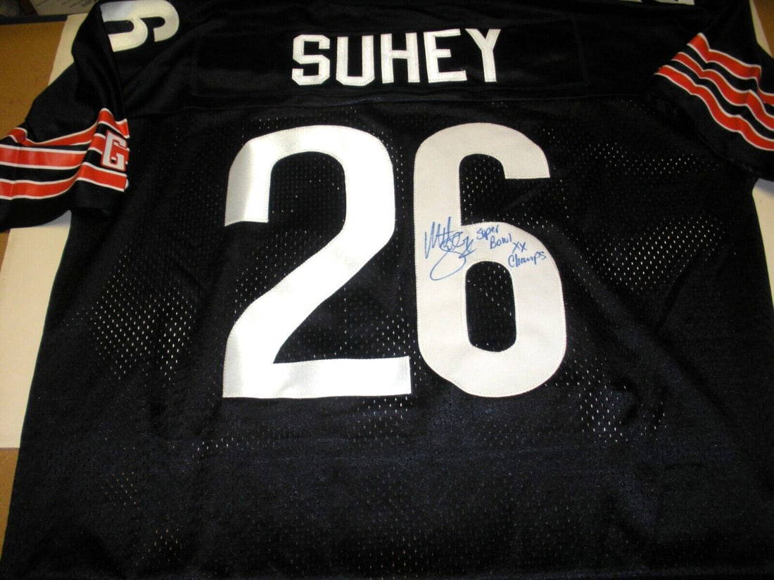 Matt Suhey Chicago Bears Last One W/coa Signed Official Licensed ...