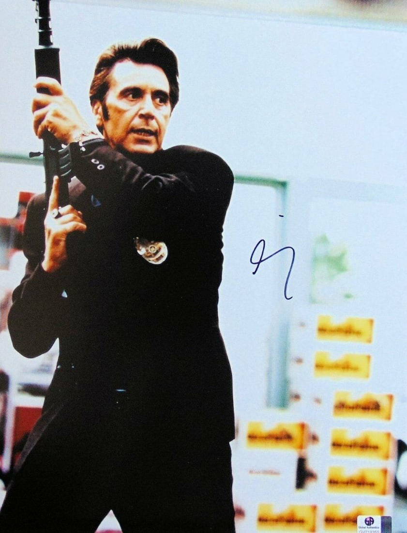 Al Pacino Signed 11 Inches X 14 Inches Photo Heat Vincent Hanna With ...