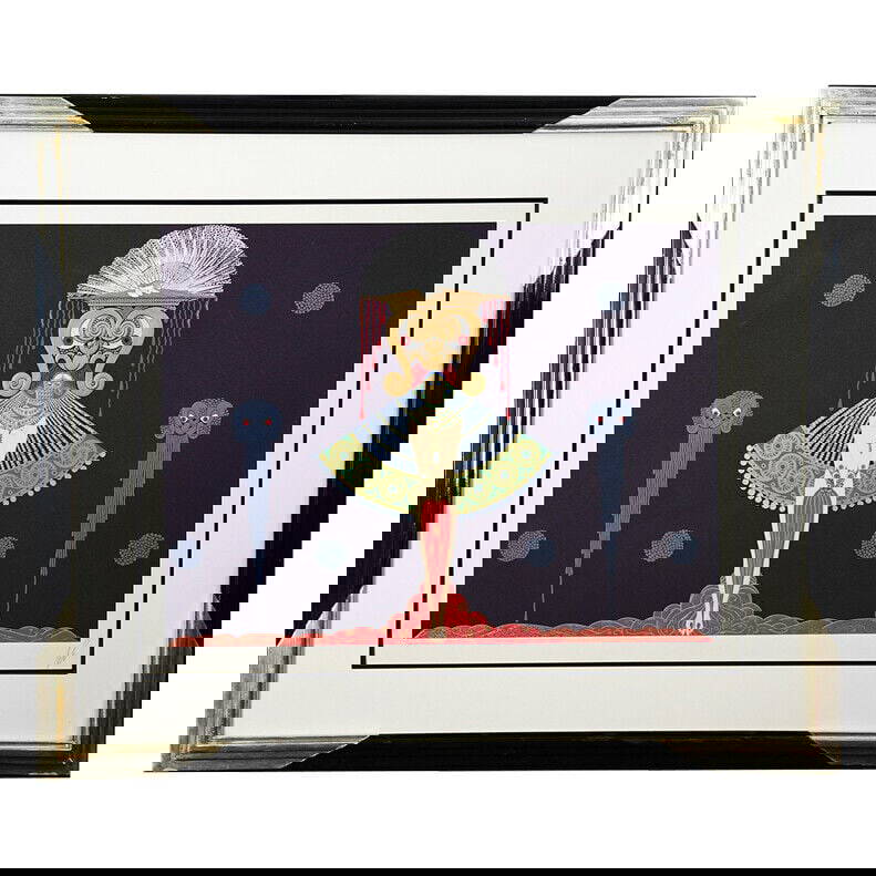 Phoenix Triumphant Serigraph By Erte With Frame Large Signed Numbered ...