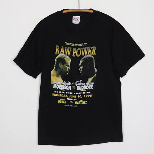 1995 Tommy Morrison Vs Donovan Ruddock Heavyweight Championship Shirt