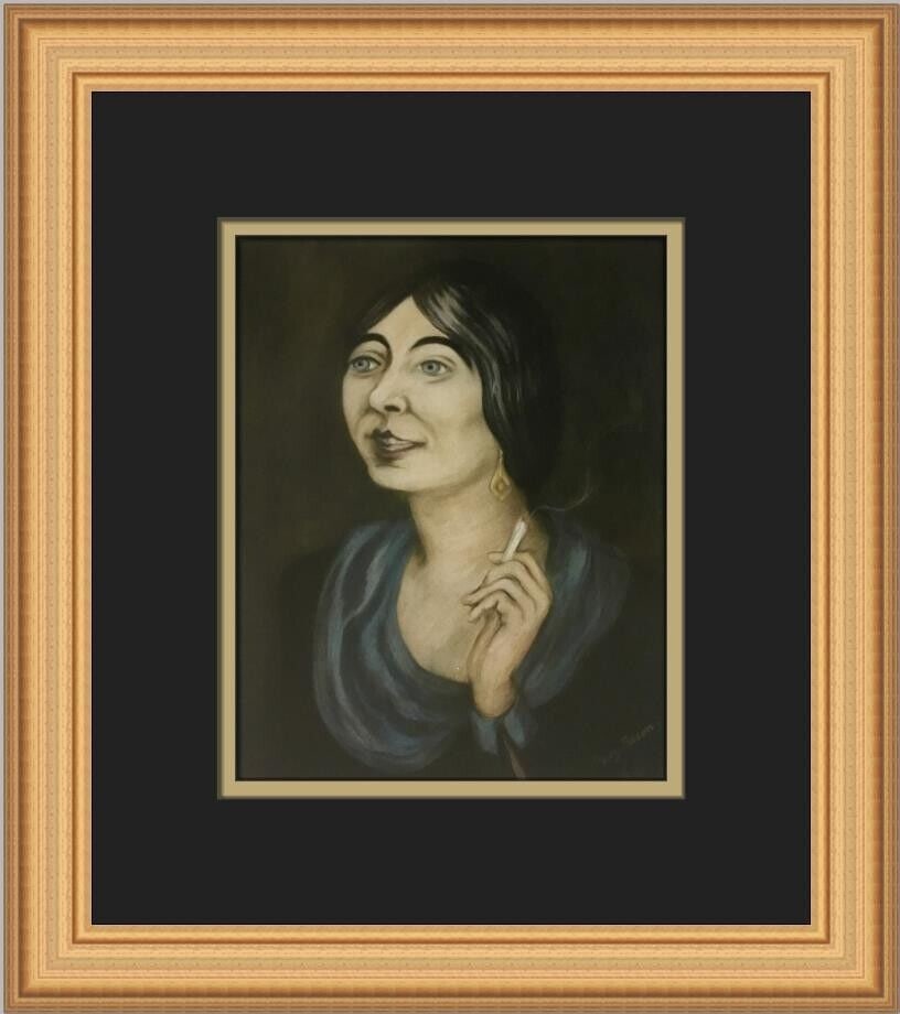 Peggy Bacon Portrait Of Edith Halpert Framed Print Auction