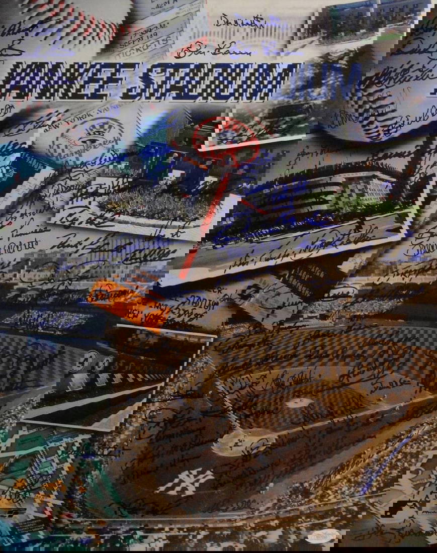 Don Mattingly Steve Howe + Signed Auto 16x20 Photograph New York ...