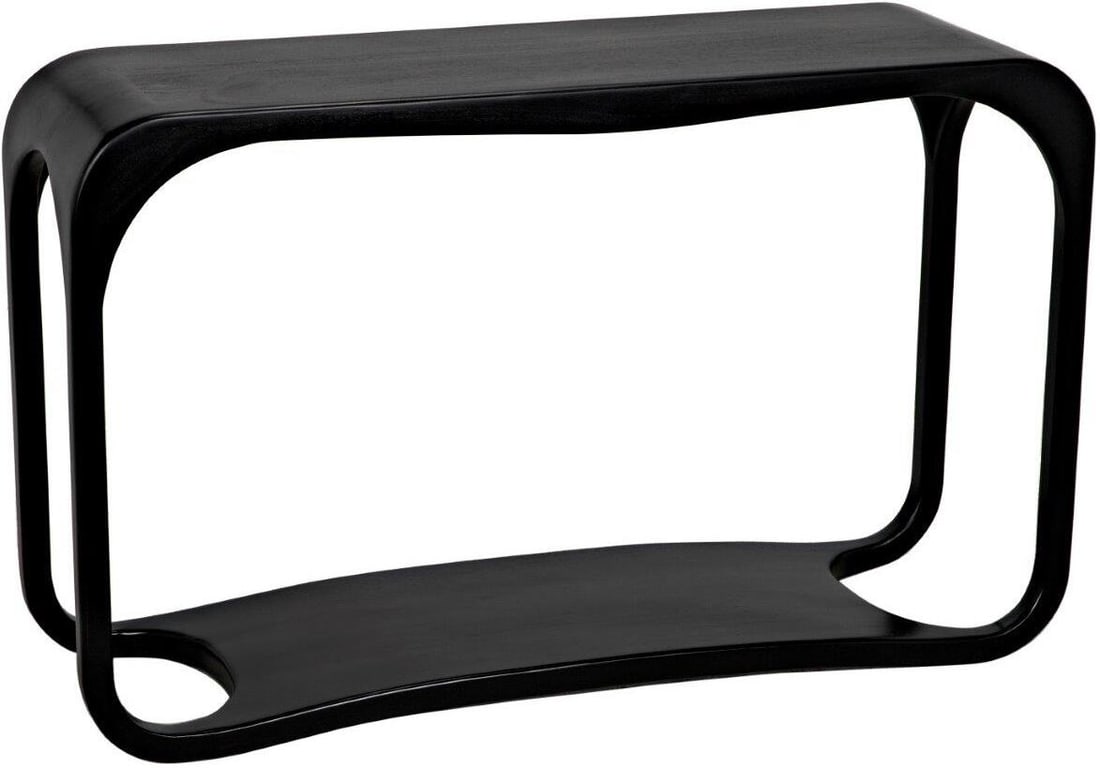 Milena Console In Hand Rubbed Black Auction