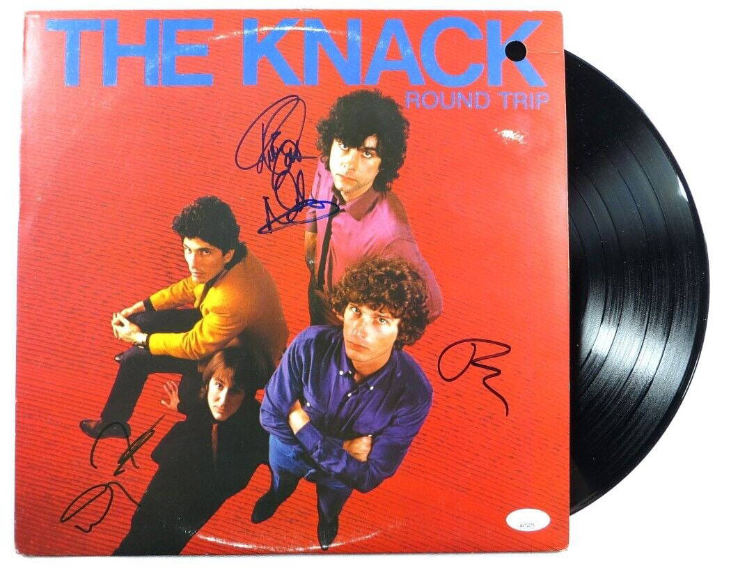 The Knack Band Signed Album Cover Fieger Averre Niles Jsa Auction