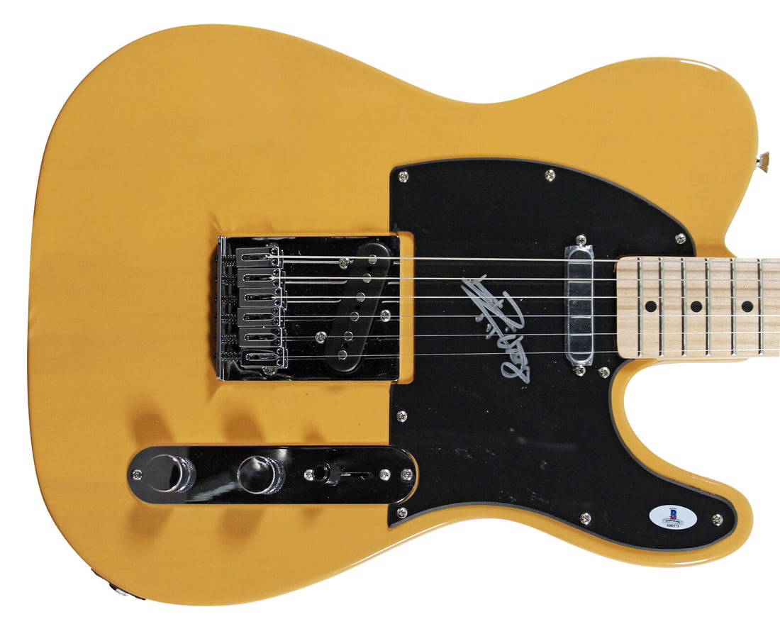 Keith Richards The Rolling Stones Signed Butterscotch Fender Guitar Bas #a00373 Auction