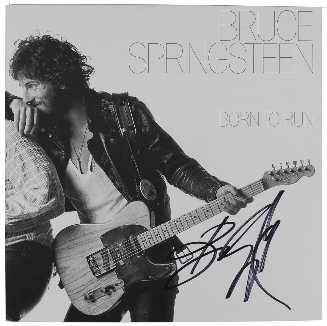 Bruce Springsteen Signed Born To Run Album Cover Bas #a71948 Auction