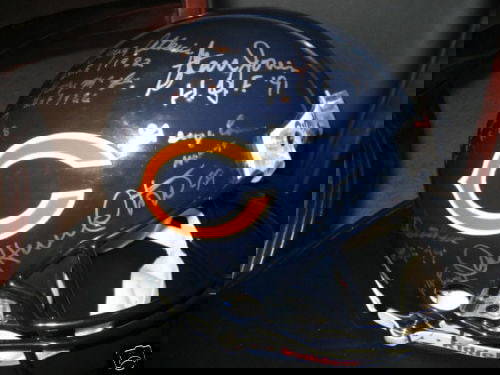 Dick Butkus George Connor Bears +7 Jsa/coa Signed Full Size Authentic ...