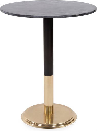 Micca Club Black Marble Bistro Table