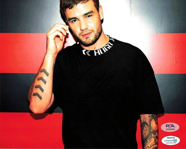Liam Payne Signed 8x10 Photograph Psa/dna One Direction