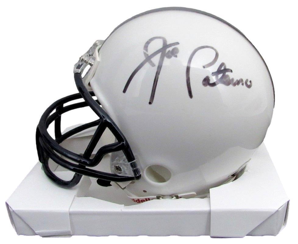 Joe Paterno Signed Mini Football Helmet Penn State Jsa Authenticated ...