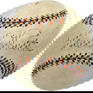 Babe Ruth - Autographed Baseball, Psa Auction