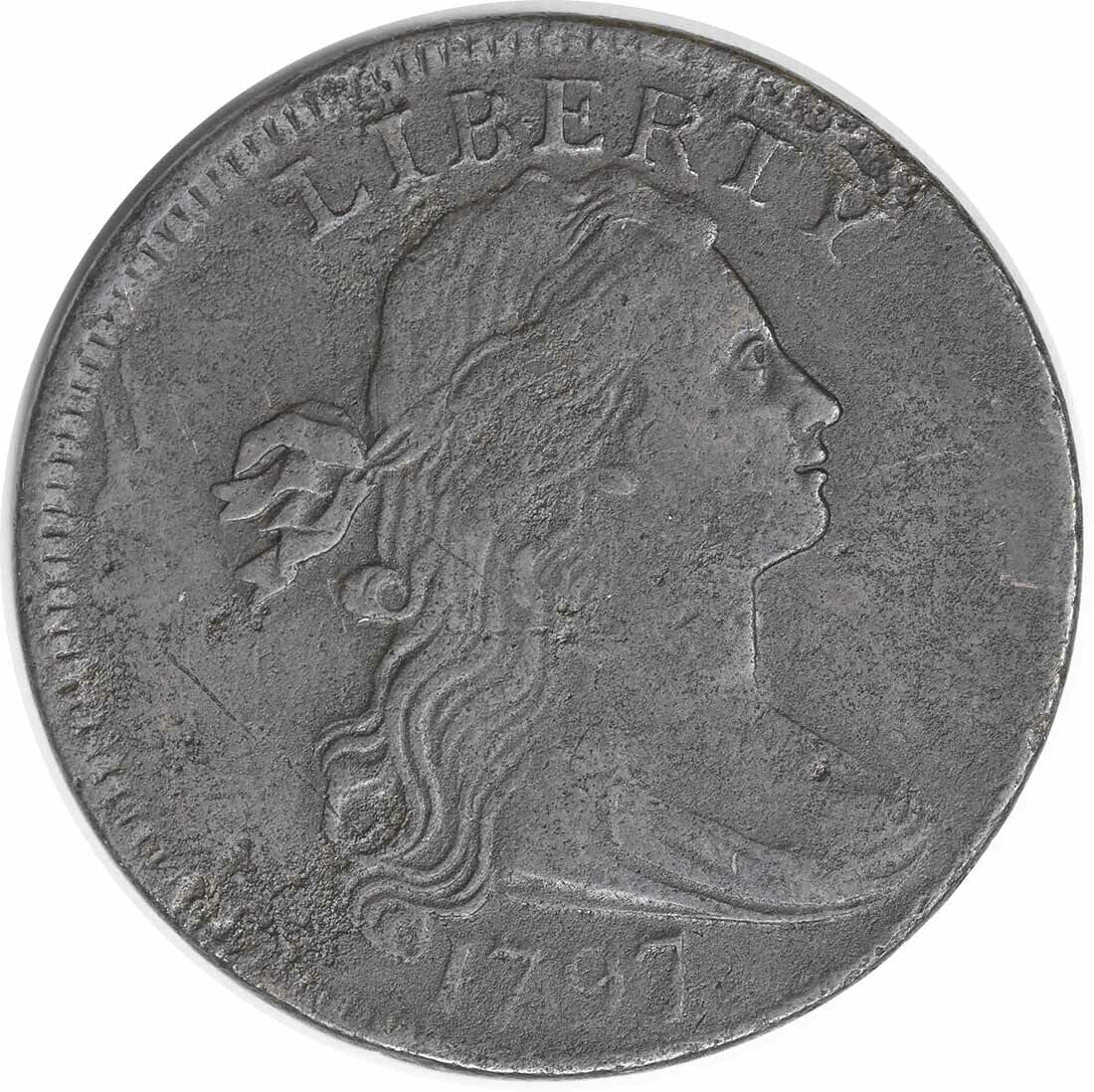 1849 Large Cent Vf Circulated Copper Coin Auction