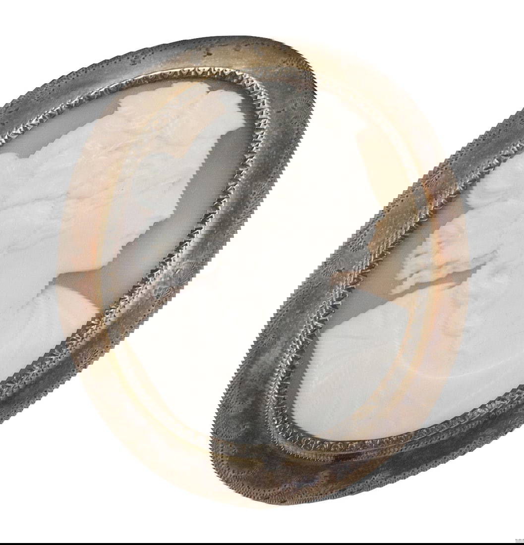 Circa 1890-1910 Antique Sterling Silver Shell Cameo Brooch - Mar 07 ...