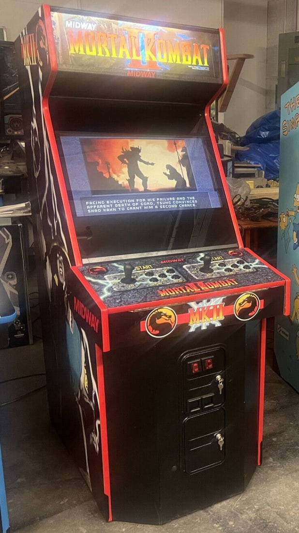 Mortal Kombat Ii Arcade Machine 2 Player 1993 Auction