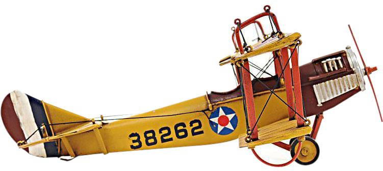 Handcrafted 1918 Curtiss Jn-4 Jenny Biplane Model Auction