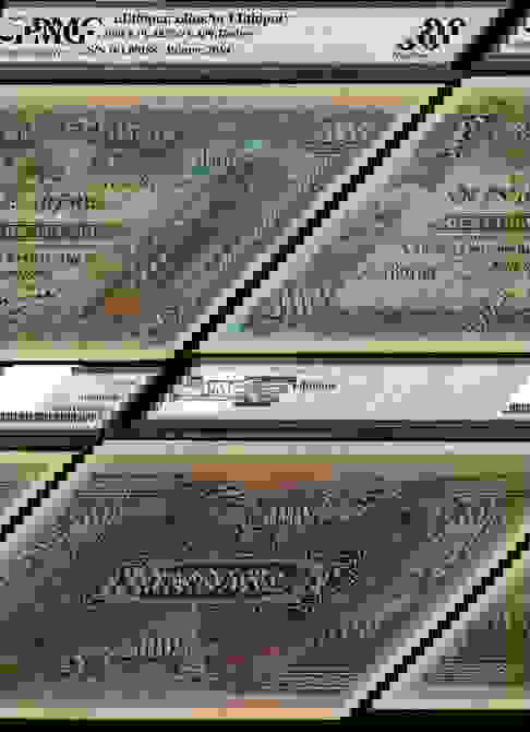 1932-33 100 Thalers Ethiopia Banknote Pmg Vf30 Circulated Auction