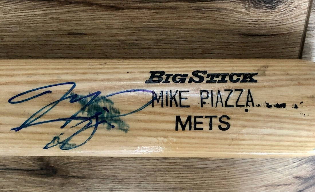 Mike Piazza Signed 2002 Rawlings Big Stick Bat Jsa Authenticated Auction