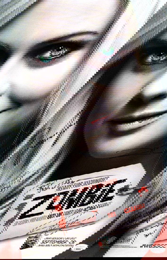 Izombie Cast Signed 11x17 Poster With Jsa Authentication Auction