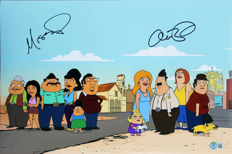 Missy Pyle Alex Bornstein Bordertown Signed 12x18 Photo Beckett ...
