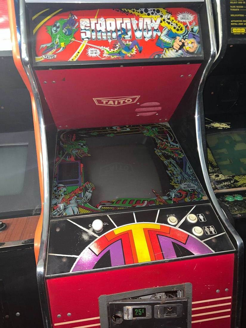 Rare 1980 Taito Stratovox Arcade Machine Vintage Gaming Auction