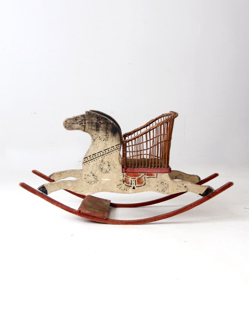 19th Century Antique Rocking Horse Chair Heritage Collection Auction
