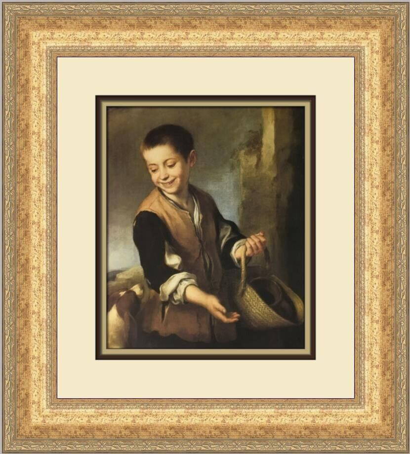 Bartolome E Murillo A Boy With A Dog Custom Framed Print 19 X 17 Auction