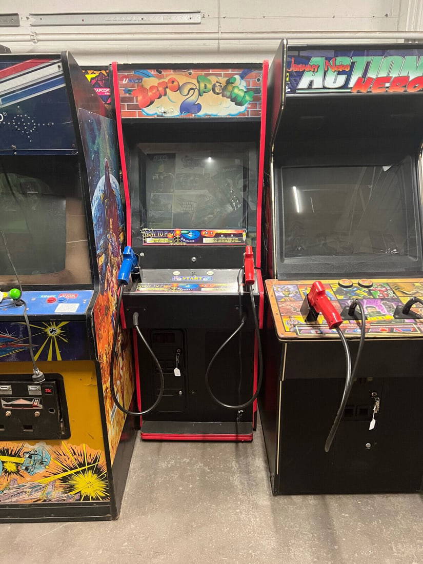 Rare Unico Zero Point 2 Arcade Machine 1999 2 Player Shooting Game Auction