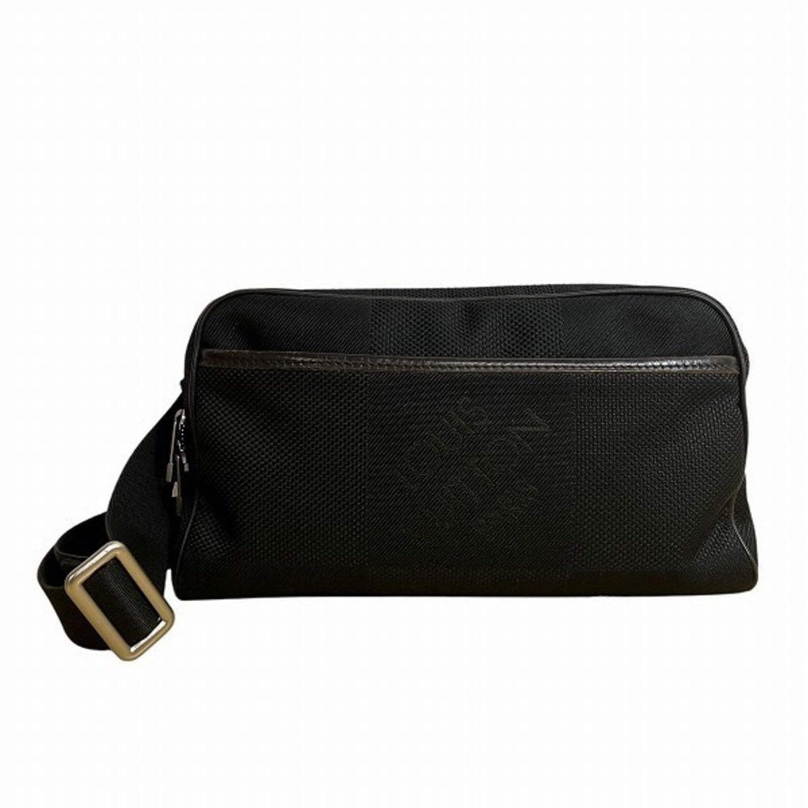 Louis Vuitton Damier Geant Acrobat M93620 Men's Sling Bag Black Canvas ...
