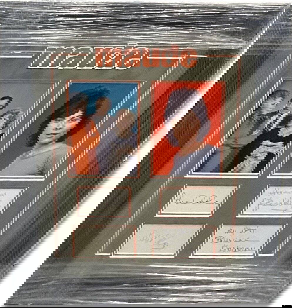 Maude Cast Signed Framed Cuts Bea Arthur Bill Macy Adrienne Barbeau ...