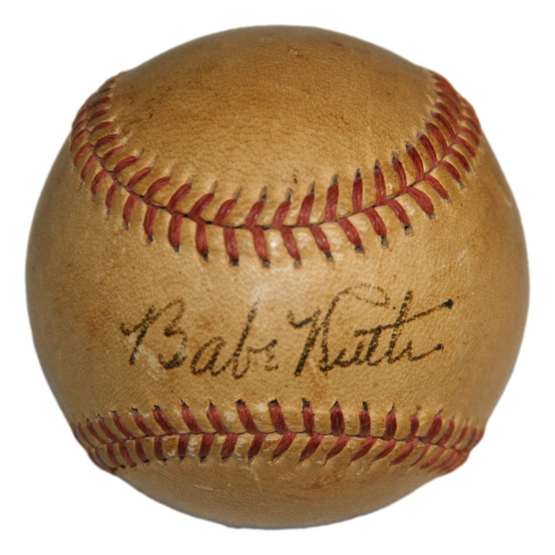 Babe Ruth Signed Baseball Jsa Authenticated New York Yankees Auction