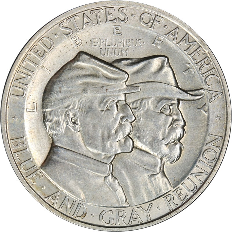 1936 Gettysburg Commemorative Half Dollar Choice Bu Silver Coin - Jul ...