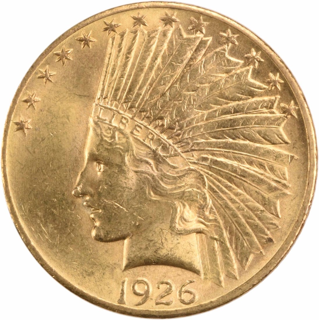 1926 $10 Gold Indian Coin Brilliant Uncirculated Pre-1933 - Jul 26 ...
