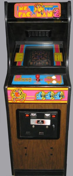 Midway Ms Pac-man Cabaret Arcade Machine 1981 Classic - Aug 01, 2025 ...