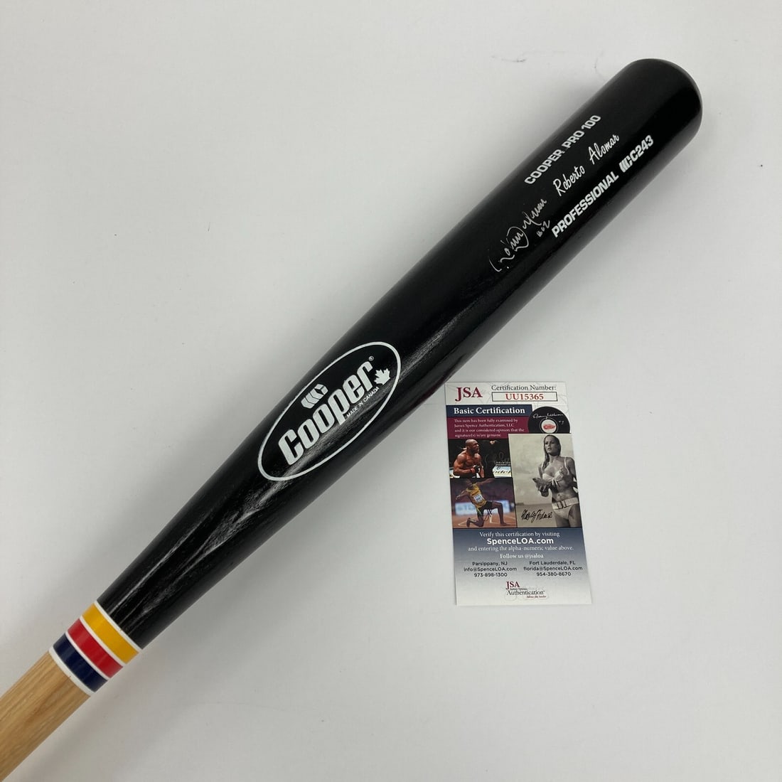 Roberto Alomar Signed Cooper Game Model Bat With Jsa Coa Auction